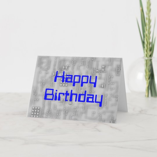 Techie HappyBirthday Card | Zazzle.com