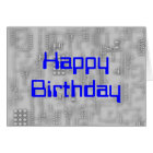 'Happy Birthday' Geeky Computer Card, LAN Party Card | Zazzle.com