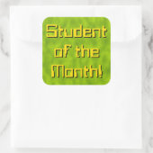 Techie "Student of the Month!" Sticker | Zazzle