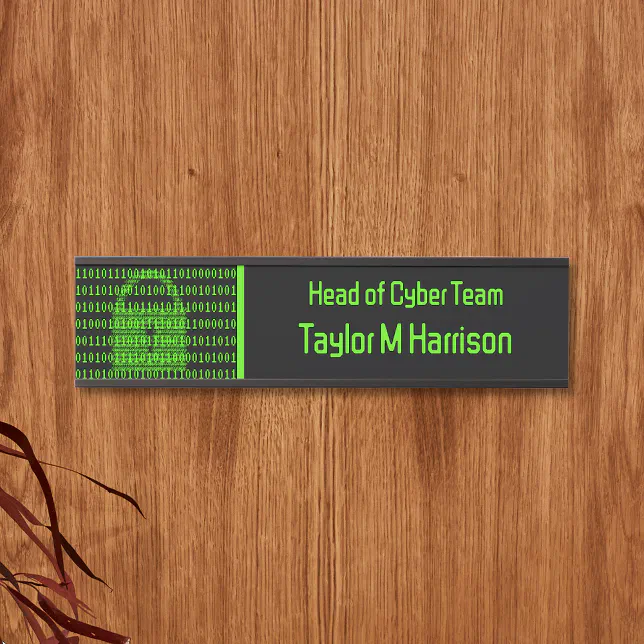 Technical & Cyber Security Lock Symbol Black Door Sign | Zazzle