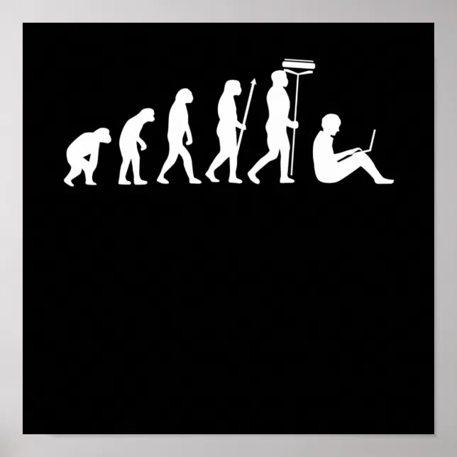 Technical Support Evolution Computer IT Programmer Poster | Zazzle