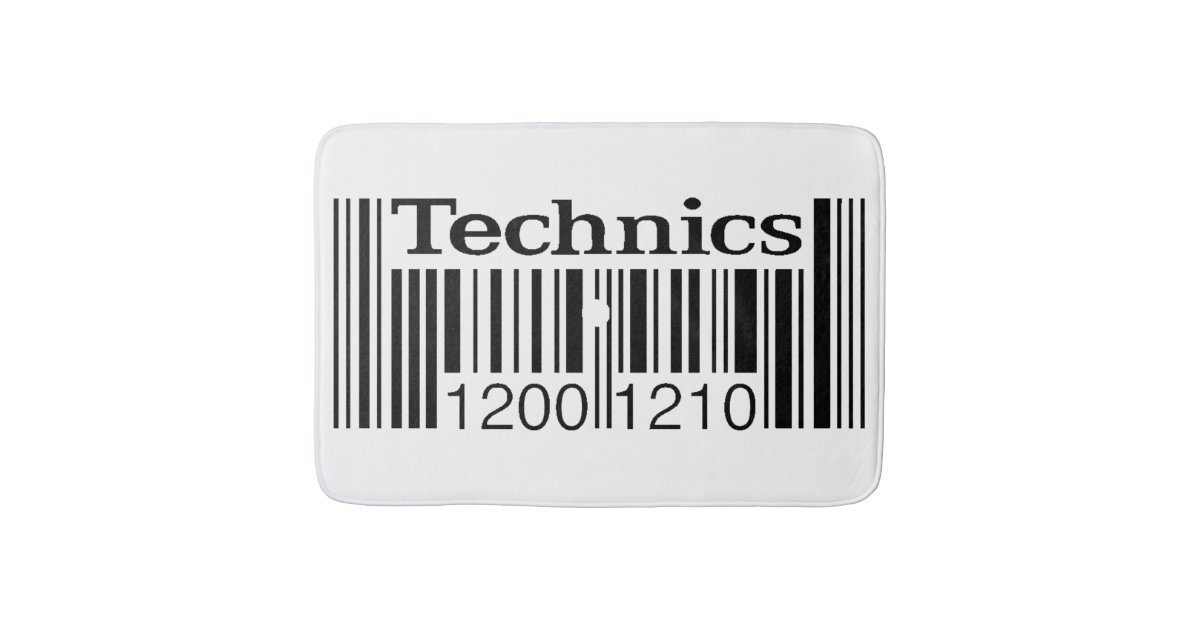 Technics 1200 Art Custom Rug / bath mat | Zazzle
