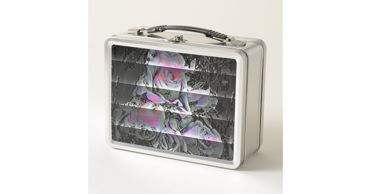 Techno Bouquet Metal Lunch Box | Zazzle