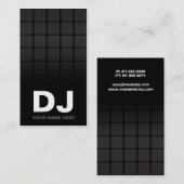 Techno Gradient DJ Business Cards | Zazzle