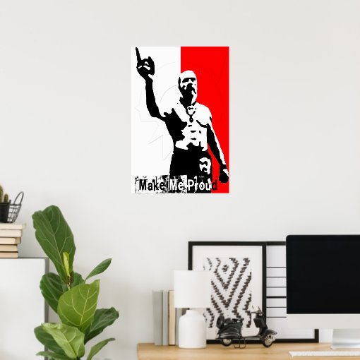 Techno Viking by RedRevolt (Make Me Proud) Poster | Zazzle