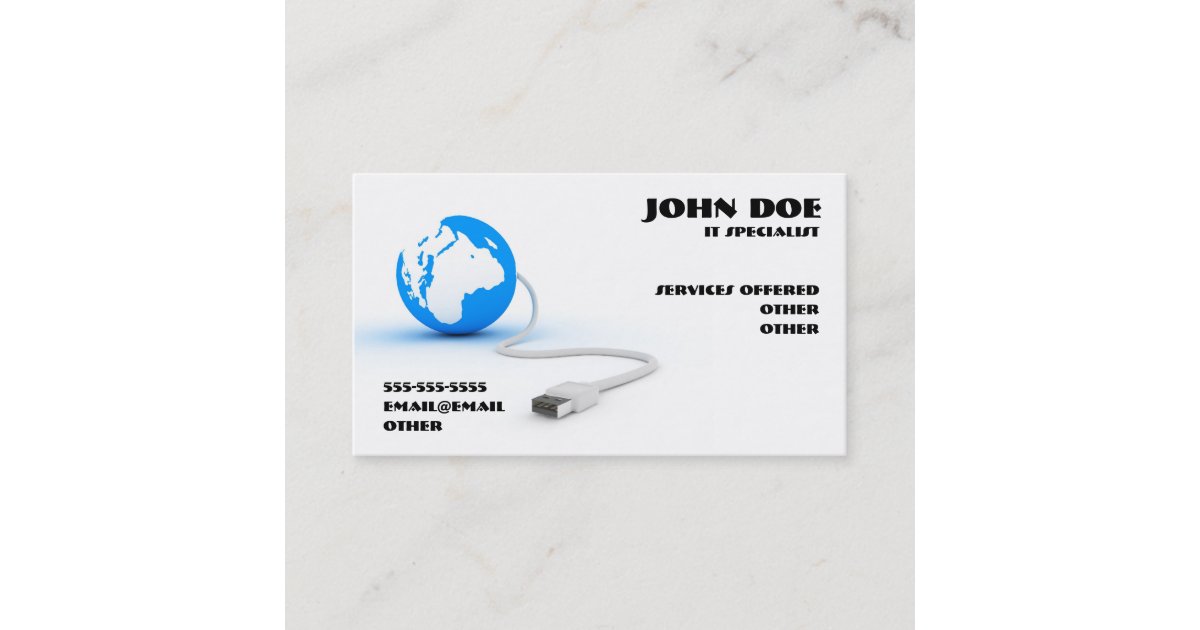 Technology Business card | Zazzle.com