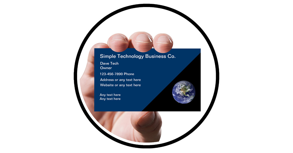 Technology Business Cards | Zazzle