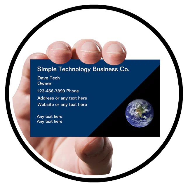 Technology Business Cards | Zazzle