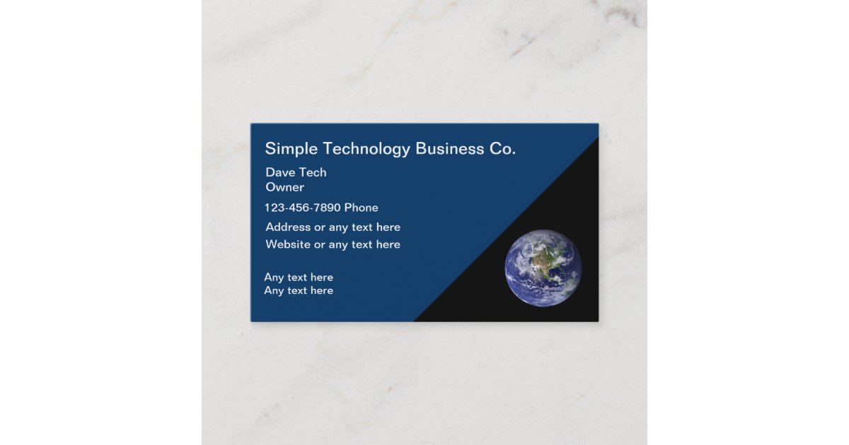 Technology Business Cards | Zazzle