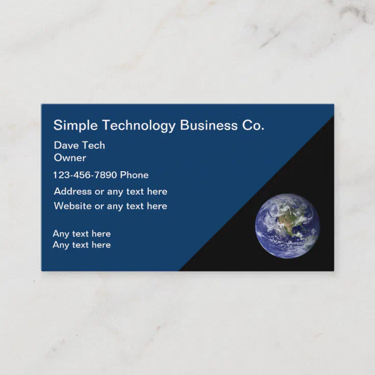 Technology Business Cards | Zazzle