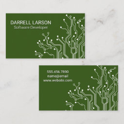 Technology Computer Hardware Business Card | Zazzle