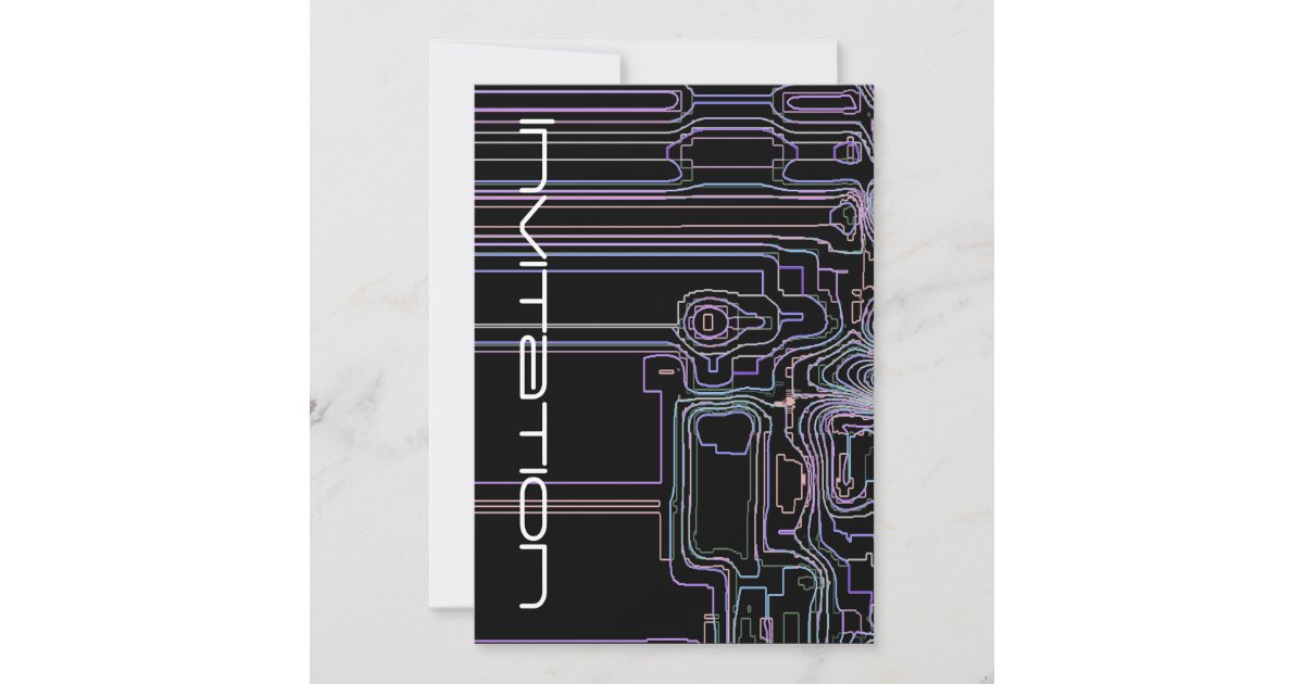 Technology Invitation | Zazzle