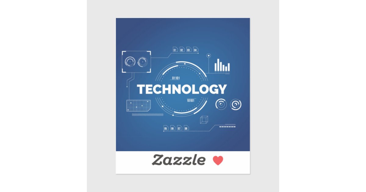 Technology Sticker | Zazzle