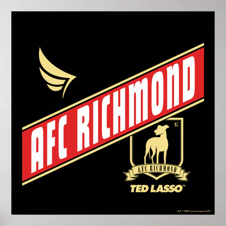 Ted Lasso | AFC Richmond Athletic Banner Poster | Zazzle