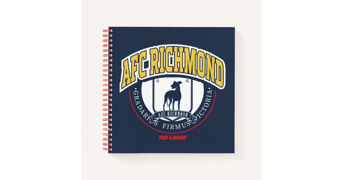Ted Lasso | AFC Richmond Athletic Circle Badge Notebook | Zazzle