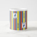 Ted Lasso | AFC Richmond Logo Stripe Pattern Giant Coffee Mug | Zazzle