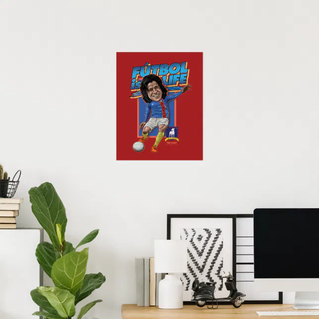 Ted Lasso Dani Rojas Bobblehad Poster Zazzle 9244