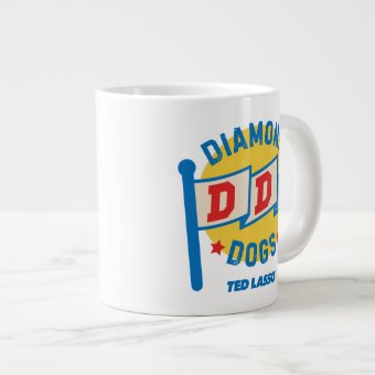 Ted Lasso | Diamond Dogs Pennant Graphic Giant Coffee Mug | Zazzle