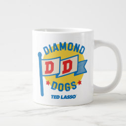Ted Lasso | Diamond Dogs Pennant Graphic Giant Coffee Mug | Zazzle