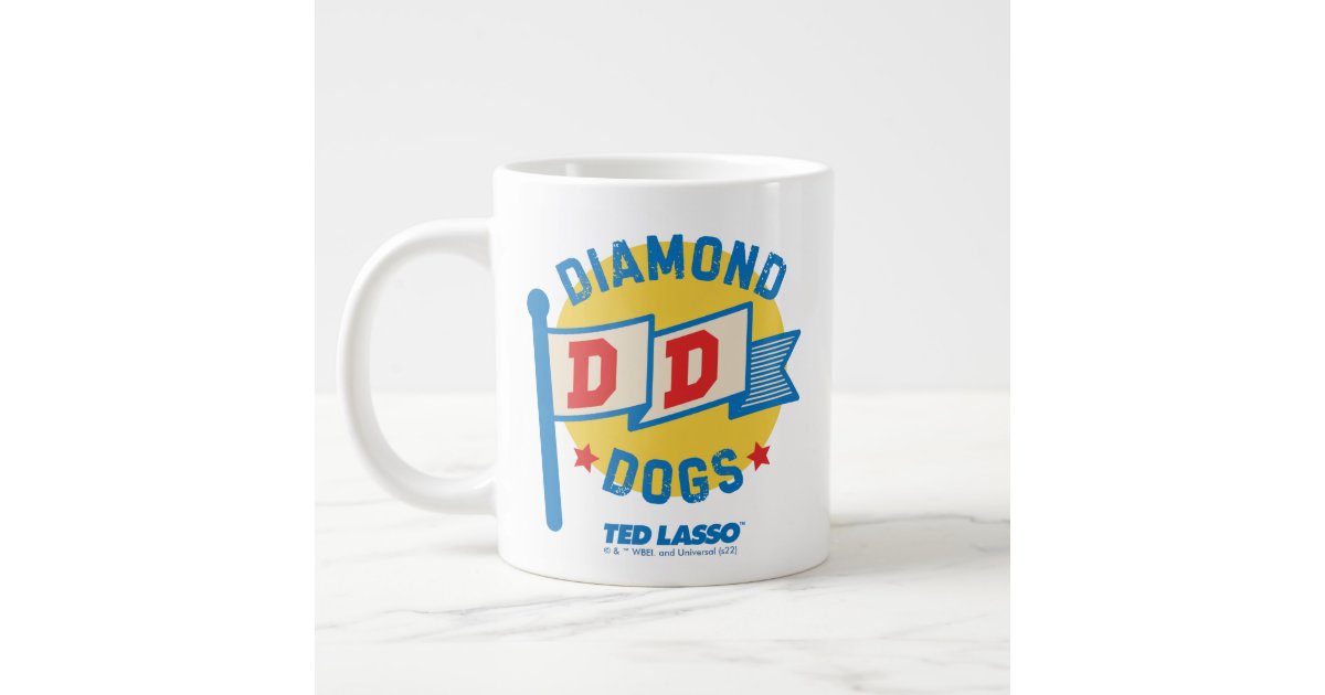 Ted Lasso | Diamond Dogs Pennant Graphic Giant Coffee Mug | Zazzle