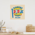Ted Lasso | Diamond Dogs Pennant Graphic Poster | Zazzle
