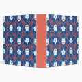 Ted Lasso | Face and Ball Diamond Pattern 3 Ring Binder | Zazzle