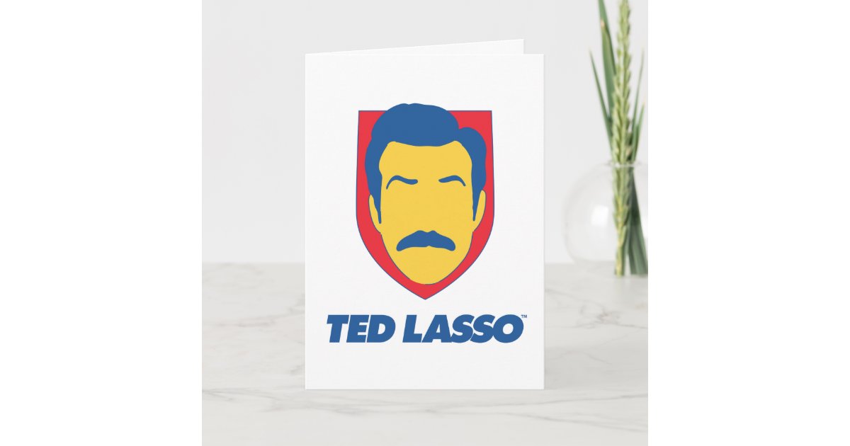 Ted Lasso | Face Icon Card | Zazzle