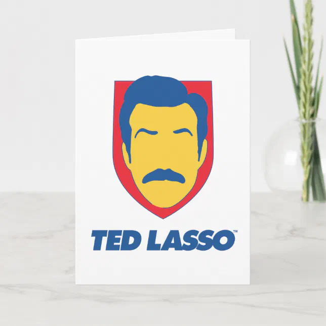 Ted Lasso | Face Icon Card | Zazzle