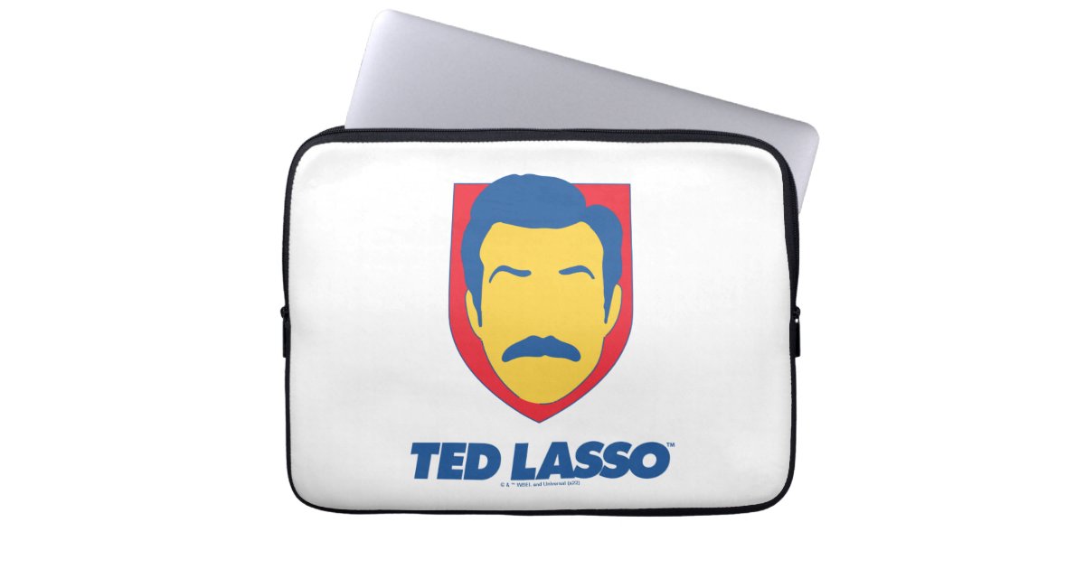 Ted Lasso | Face Icon Laptop Sleeve | Zazzle