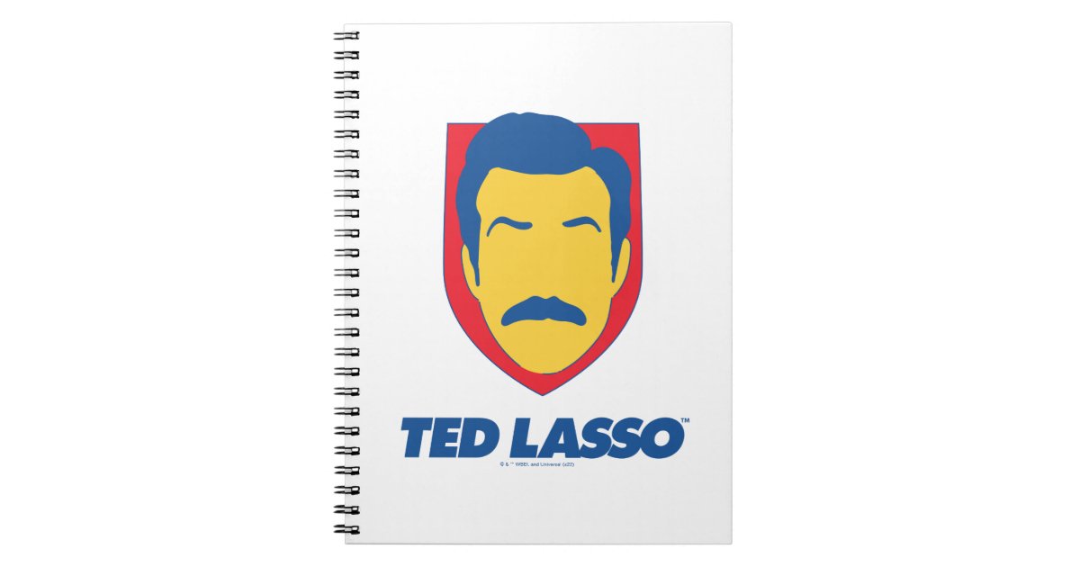 Ted Lasso | Face Icon Notebook | Zazzle