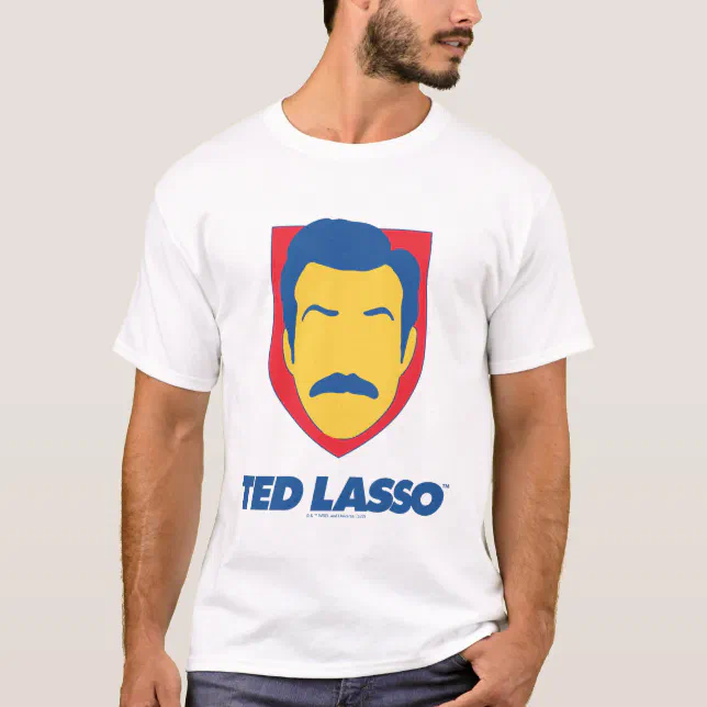 Ted Lasso | Face Icon T-Shirt | Zazzle