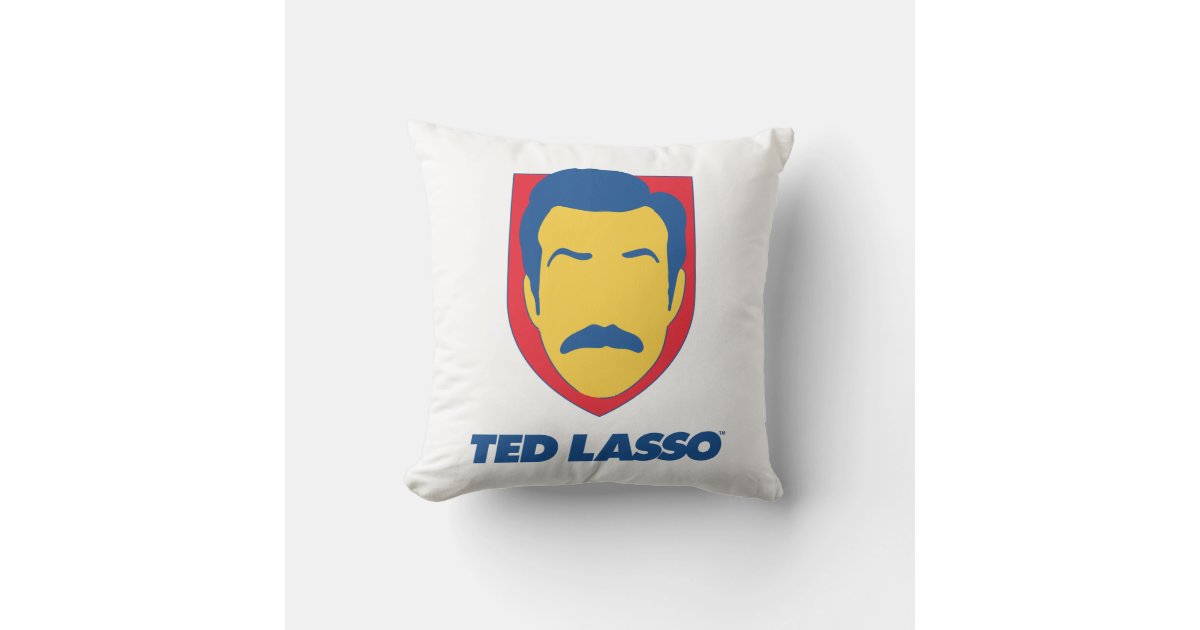 Ted Lasso | Face Icon Throw Pillow | Zazzle