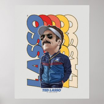 Ted Lasso | Lasso Bobblehead Poster | Zazzle