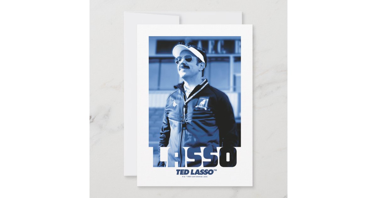 Ted Lasso | Lasso Photo Portrait Graphic Note Card | Zazzle