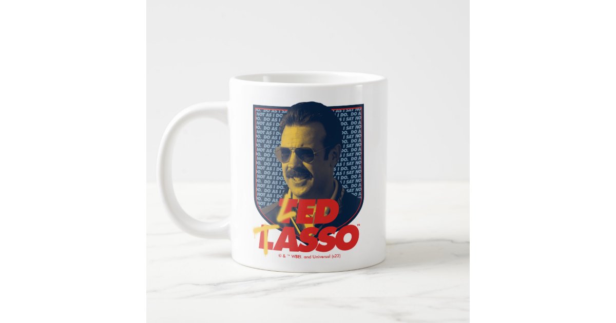 Ted Lasso | Led Tasso Badge Giant Coffee Mug | Zazzle