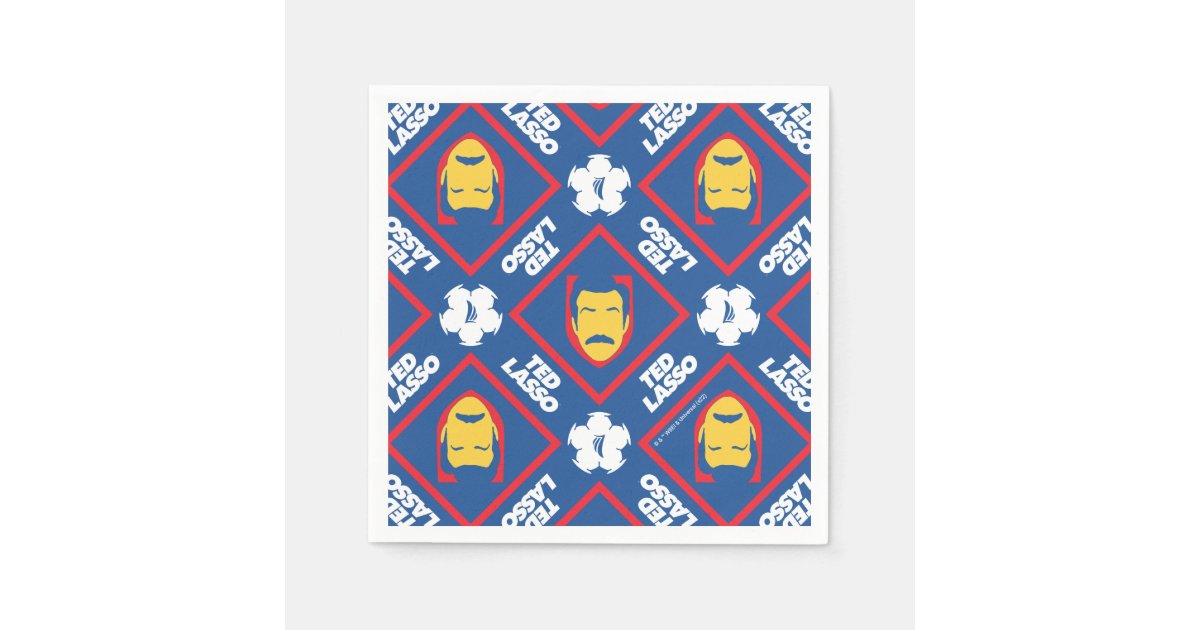 Ted Lasso Pattern Napkins | Zazzle