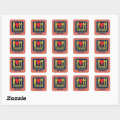 Ted Lasso | Rom Communism Graphic Square Sticker | Zazzle