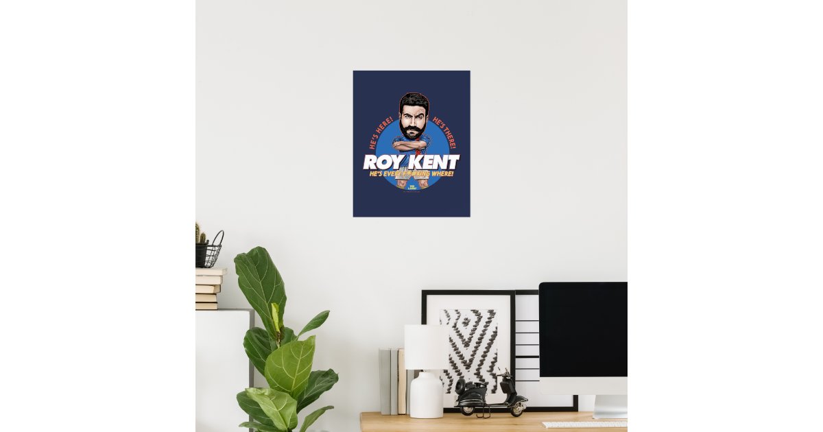 Ted Lasso | Roy Kent Bobblehead Poster | Zazzle