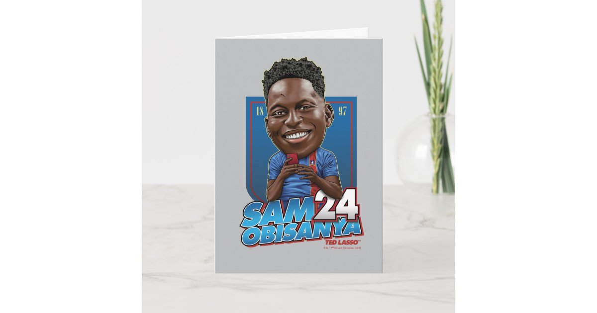 Ted Lasso | Sam Obisanya Bobblehead Card | Zazzle