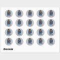 Ted Lasso | Sam Obisanya Bobblehead Classic Round Sticker | Zazzle