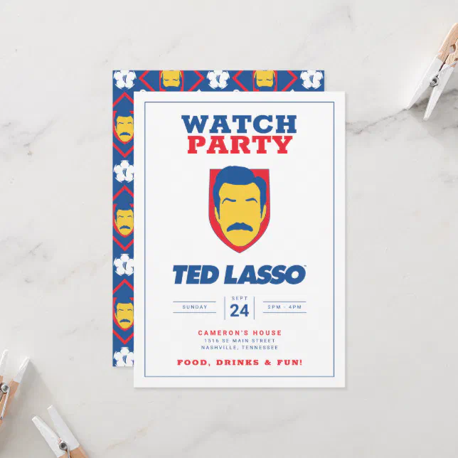 Ted Lasso: Season 3 Watch Party Invitation | Zazzle