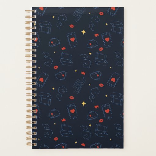 Ted Lasso | Tea and Biscuit Icon Toss Pattern Planner | Zazzle