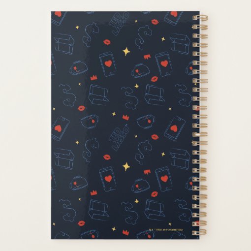 Ted Lasso | Tea and Biscuit Icon Toss Pattern Planner | Zazzle