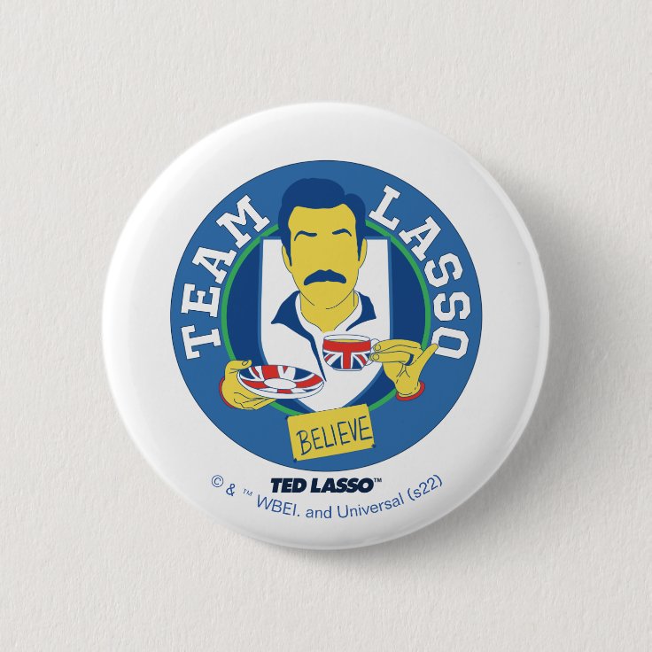 Ted Lasso | Team Lasso Tea Iconic Avatar Button | Zazzle