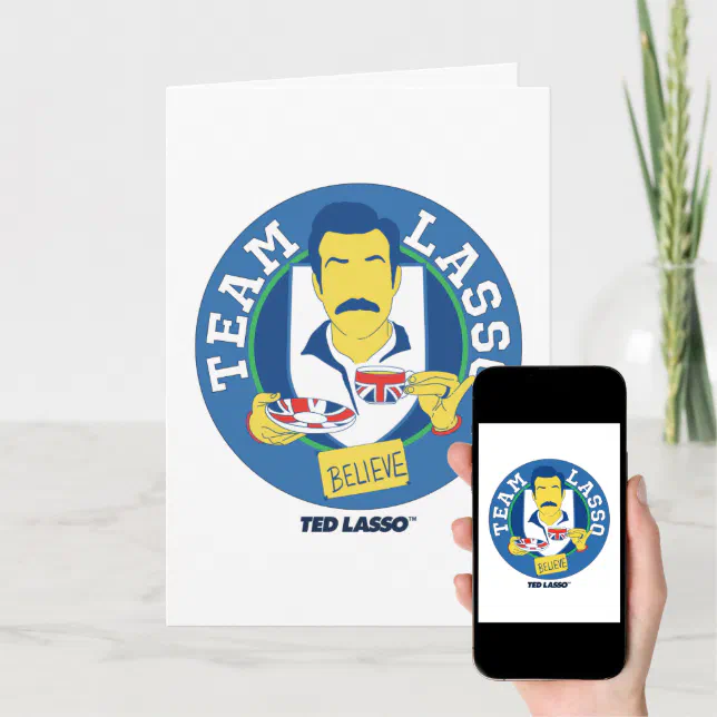 Ted Lasso | Team Lasso Tea Iconic Avatar Card | Zazzle Ted Lasso | Team Lasso Tea Iconic Avatar Card | Zazzle