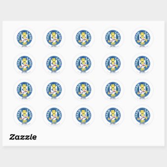 Ted Lasso | Team Lasso Tea Iconic Avatar Classic Round Sticker | Zazzle