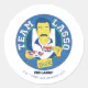 Ted Lasso | Team Lasso Tea Iconic Avatar Classic Round Sticker | Zazzle