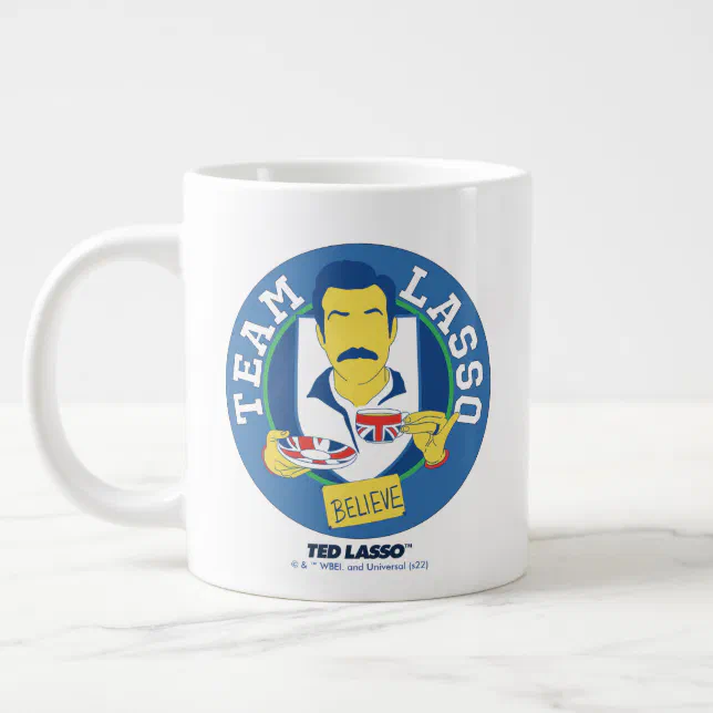 Ted Lasso | Team Lasso Tea Iconic Avatar Giant Coffee Mug | Zazzle