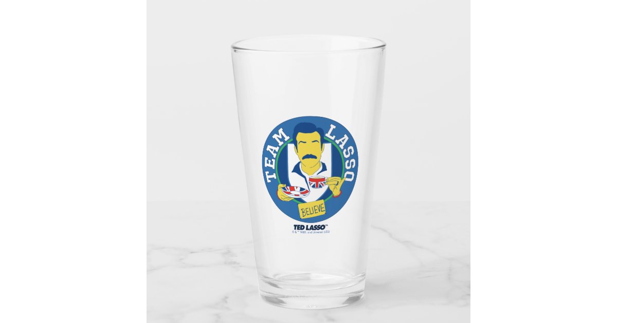 Ted Lasso | Team Lasso Tea Iconic Avatar Glass | Zazzle Ted Lasso | Team Lasso Tea Iconic Avatar Glass | Zazzle