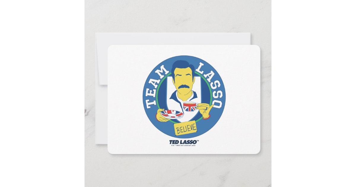 Ted Lasso | Team Lasso Tea Iconic Avatar Note Card | Zazzle